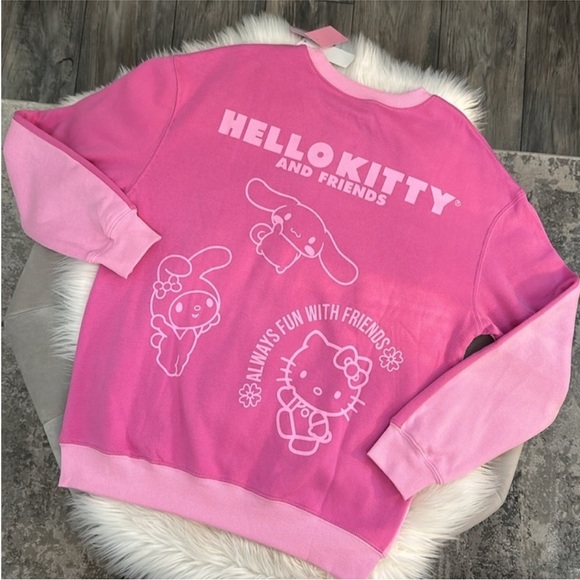 Hello Kitty | Tops | Hello Kitty Light Pink And Dark Pink Soft ...